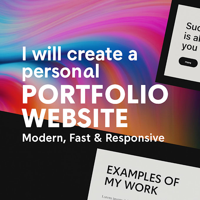 Create a modern, custom portfolio website using webflow by T_nowinski | Fiverr