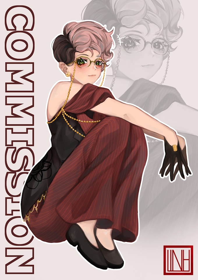 Draw your anime, chibi in my unique style by Call_me_emi | Fiverr