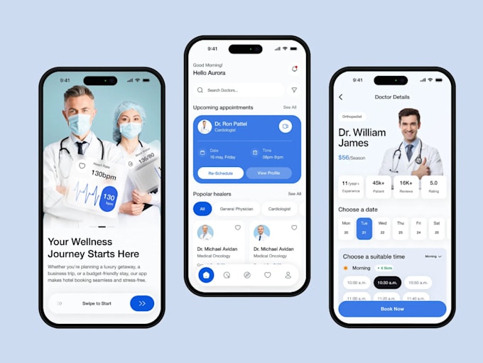 Build home care mobile app, healthcare agency app, doctor nursing ...