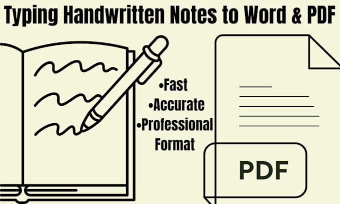 Type handwritten notes, scanned pages, or assignments into editable ...