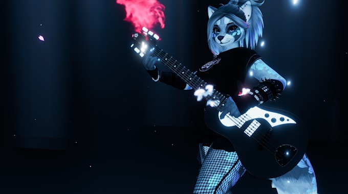 Design nsfw vrchat avatar with toggles and blendshapes, 3d fursona ...