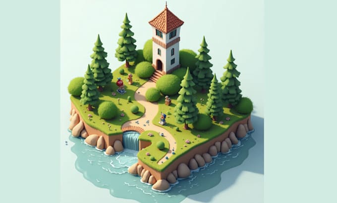 Create 3dfantasy, book, city, dnd and landscape terrains map ...