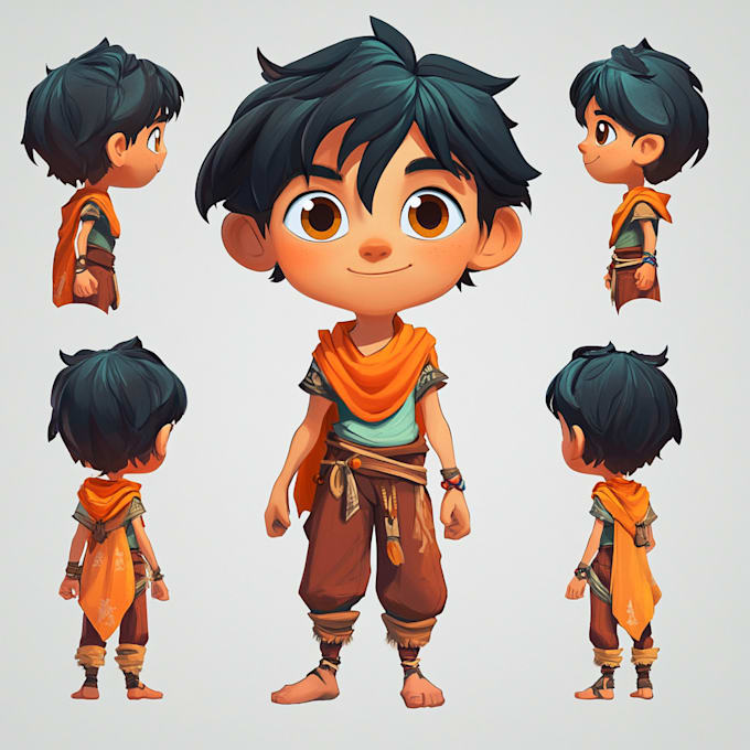 Create 2d game character, sprite sheet, animation by Hadleyzink | Fiverr