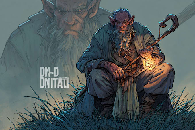Draw dnd character art and dnd character art by Kaylekemoer | Fiverr