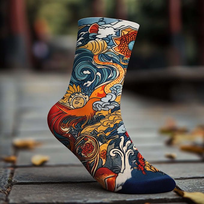 Make unique and eye catching sock designs by Mackenzikp | Fiverr
