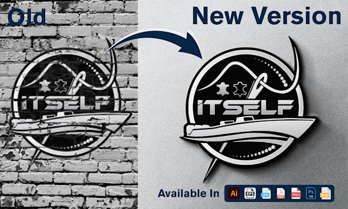 Design redesign refresh recreate modify update vectorize fix your old ...