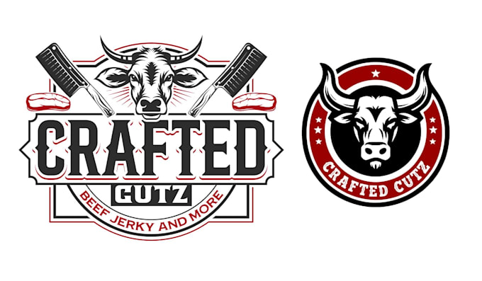 Help your professional jerky logo design by Jeisel_vidal | Fiverr