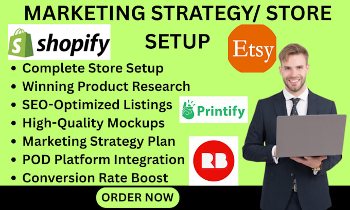 Setup a pod business store with marketing strategies to boost ...