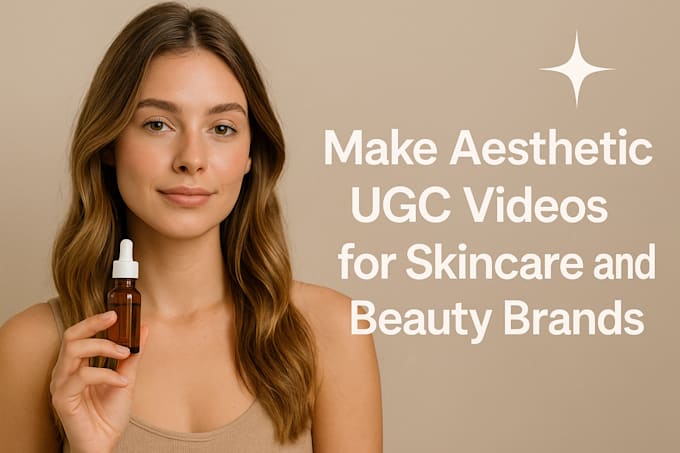 Make aesthetic ugc video for skincare and beauty brands by ...