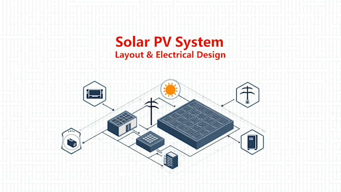 Design solar pv system layout and electrical drawings for your project ...
