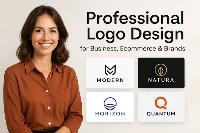 Create professional logo design for company, ecommerce, businesses and ...
