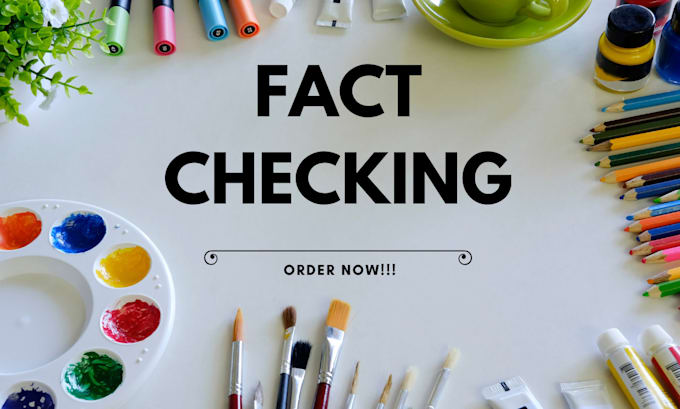 Factcheck for ai and proof read by Takodajon | Fiverr