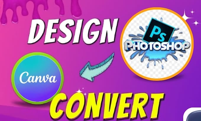 Canva ai, gamma ai redesign, or convert psd, eps, pdf, png on canva, gamma ai by Arslan_sl | Fiverr