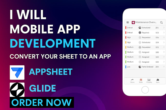 Develop mobile app,kintone, appsheet, adalo, flutterflow, glide ap,softr by Peacewebsite13 | Fiverr