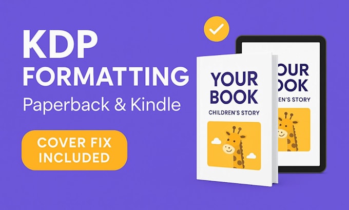 Kdp formatting amazon kdp book formatting for amazon kdp kdp book ...