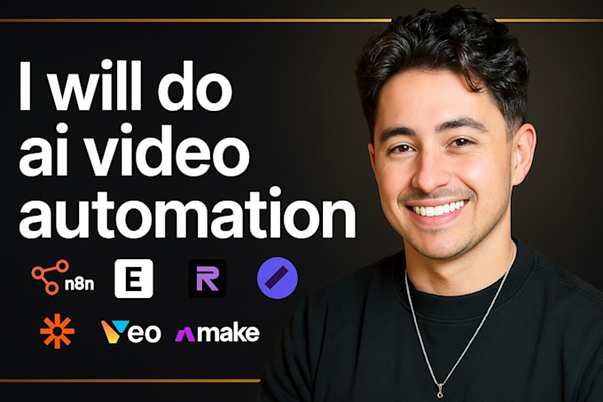 Automatización de video con ia con n8n, elevenlabs, runway, zapier, veo3, make com