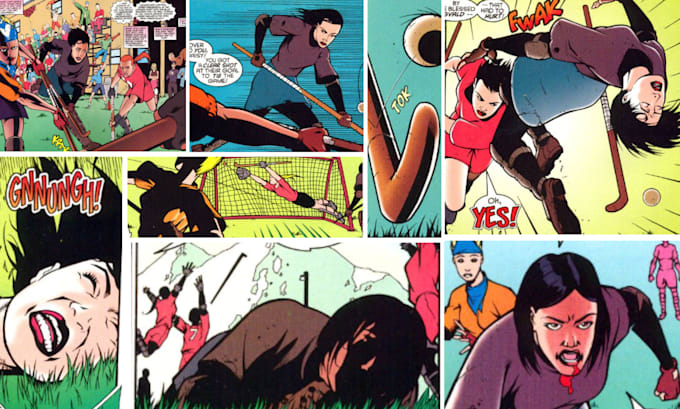 Create retro comic book pages with custom panels and pop art styling by ...