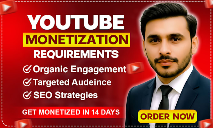 Complete youtube channel monetization requirements by Punjab002 | Fiverr