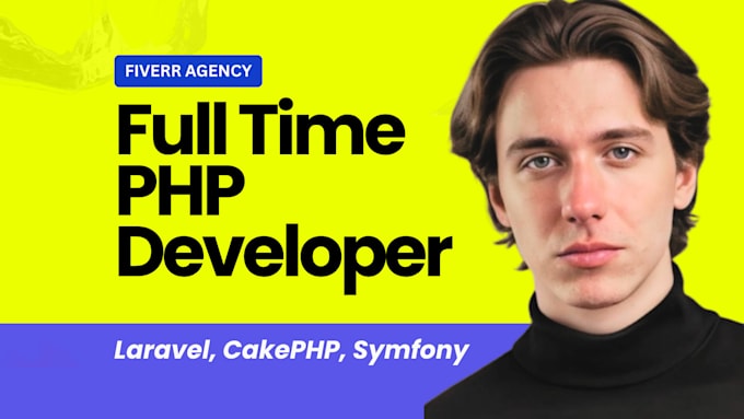 Be your full time php web developer laravel developer by Reliableapps | Fiverr
