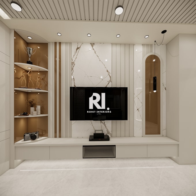 Create modern 3d interiors with layout and rendering by Rohit_patil02 ...