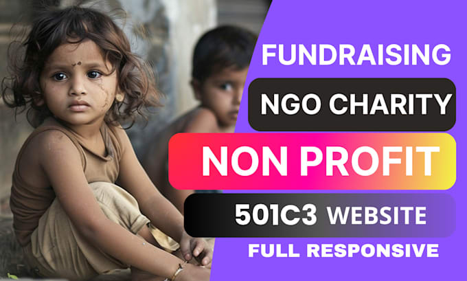 Build nonprofit ngo charity 501c3 donation fundraising website by ...
