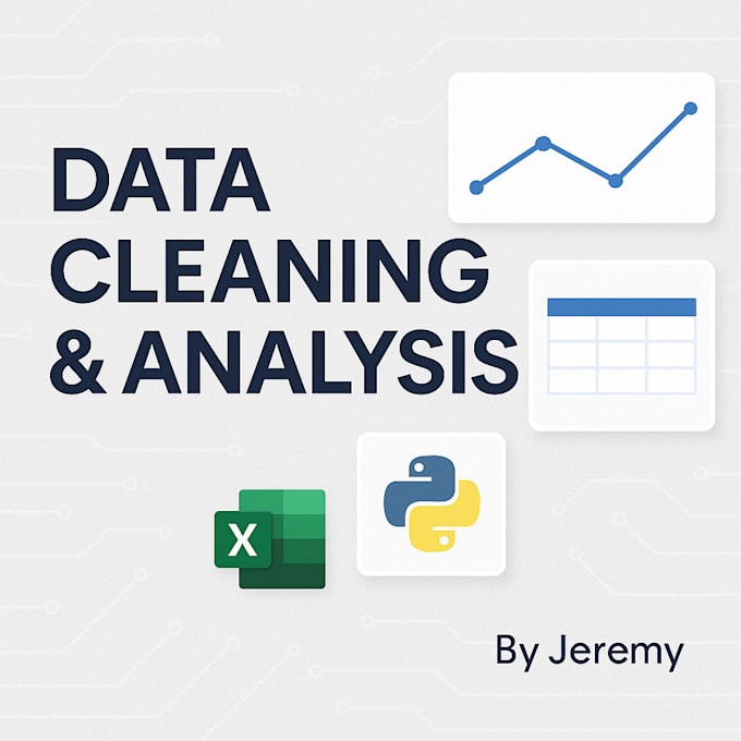 Extract, clean, visualize, and model your data by Jeremycalmiett | Fiverr