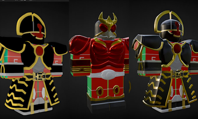 Do 3d roblox character model roblox r6 map accessories design ugc ...