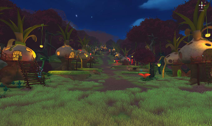 Create 3d Game Environment Unity 3d Model Scene 3d Game Asset Level