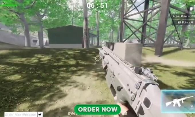 Develop multiplayer 3d fight game, mmorpg shooting game in unity, unreal engine by Muritala_art ...