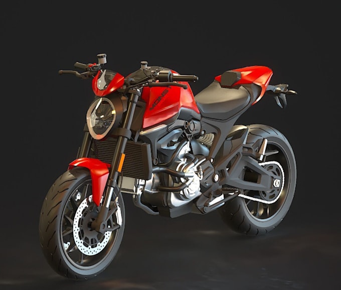 Create realistic 3d bike design,3d bike model,custom 3d racing bike,3d ...
