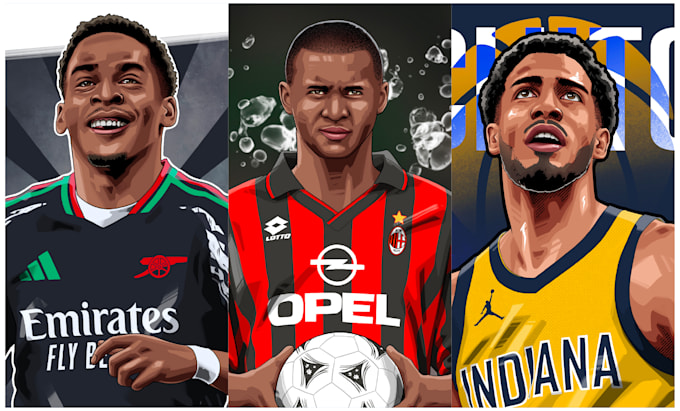 Draw amazing vector portrait cartoon in 24 hours by Eisernawati | Fiverr