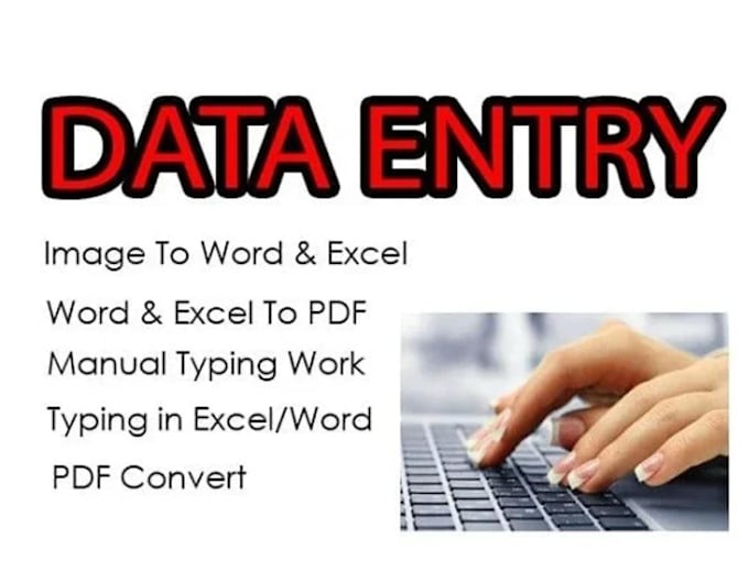 Do fast and accurate typing and data entry work by Sanayaithoubal | Fiverr