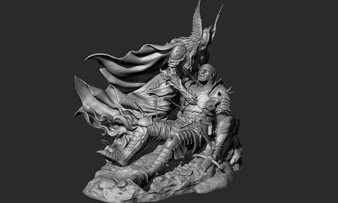 Sculpt professional 3d model, 3d miniature, 3d stl file for 3d printing ...