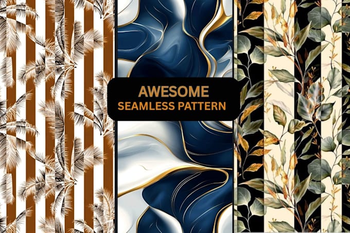 Create unique fabric, textile designs and seamless pattern for your ...