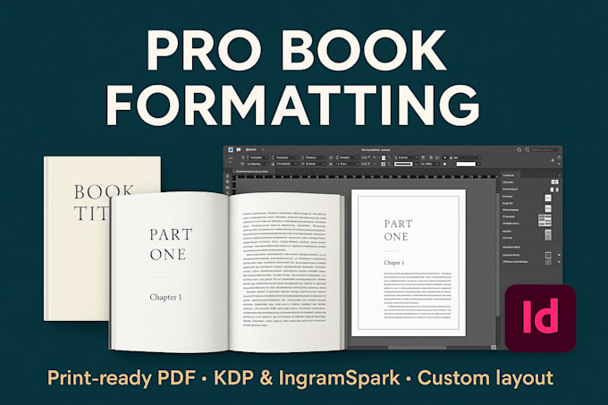 Format your book in adobe indesign with a sleek, modern design by ...