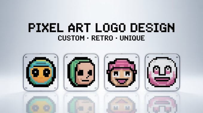 Create unique 8bit pixel art logo for gaming twitch or nfts by ...