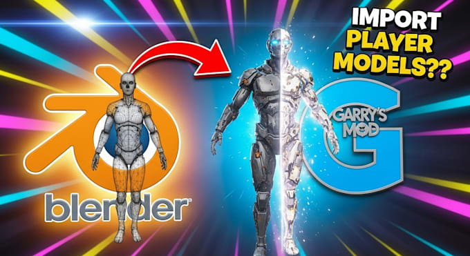 Criar modelos de personagem, props, animações e mais para gmod