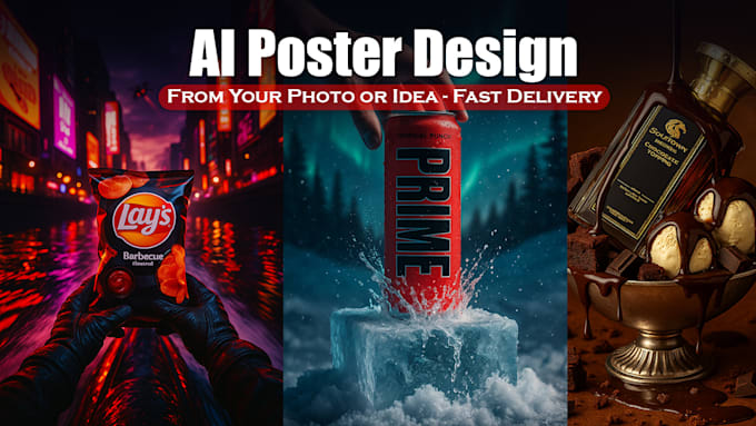 Create custom ai posters with text high quality design by Ardesignarts ...