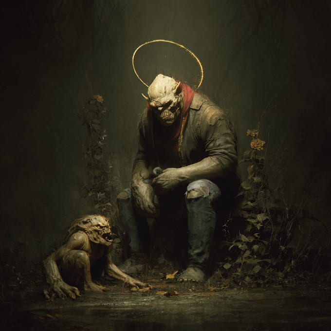 Create a fantasy horror and fantasy horror character art by Wallyatt ...