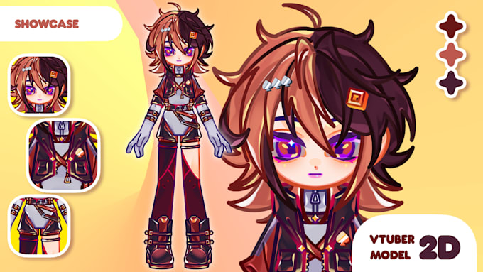 Design vtuber model, for vtuber model and vtube studio by Shad0ow ...