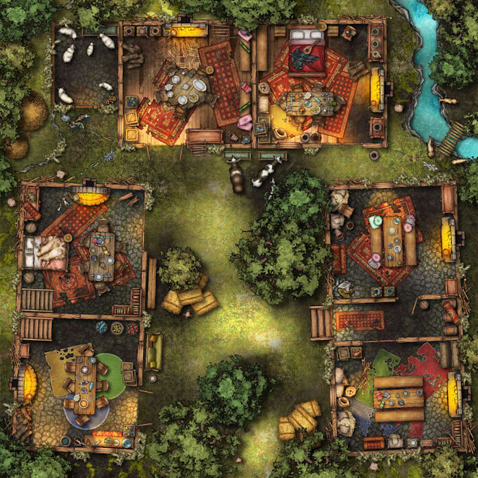 Design custom rpg battlemaps, fantasy world maps, and ttrpg adventure ...