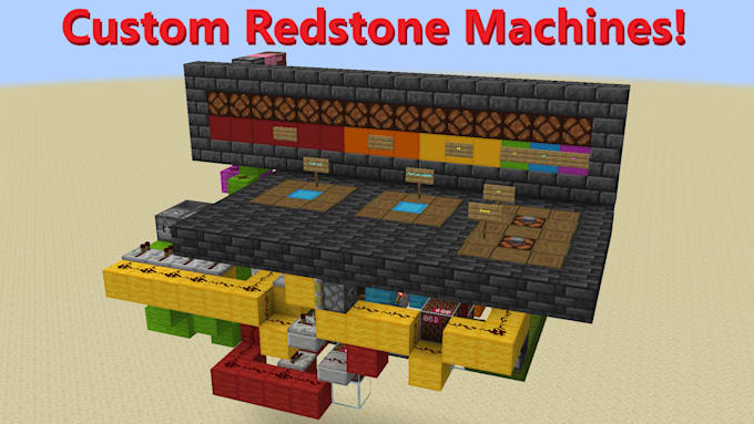 Build your minecraft redstone ideas by Skyehaung | Fiverr