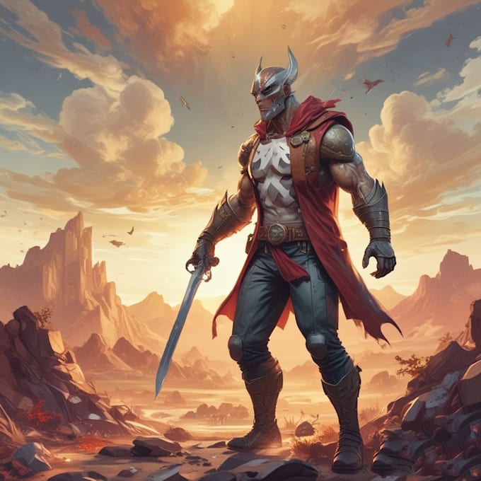 Create comic character design based on your concept by Tucogsce | Fiverr