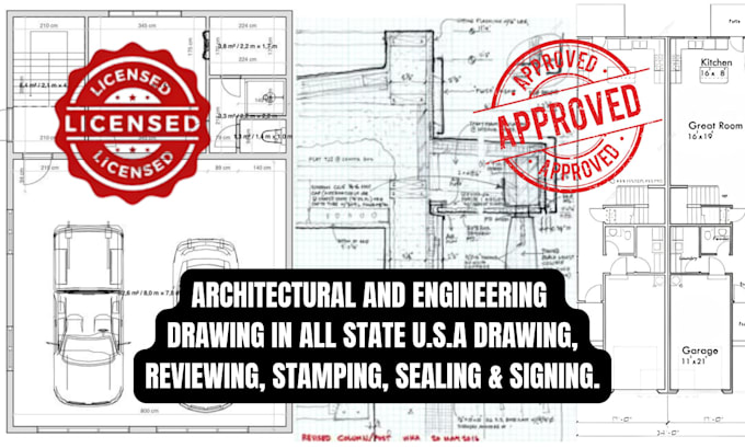 Design fire alarm safety plan draw architectural mep carport stamp city ...