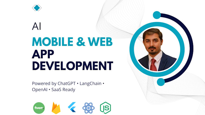 Build custom chatgpt powered ai chatbot, mobile and web saas app by Mtalhasaleem | Fiverr