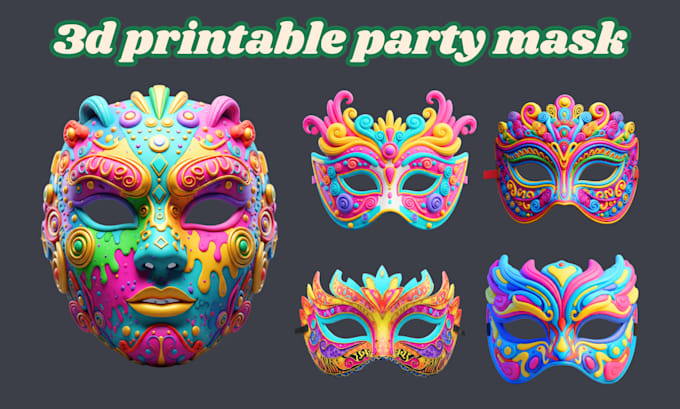 Create custom 3d mask helmet cosplay props armor bust and printable 3d ...