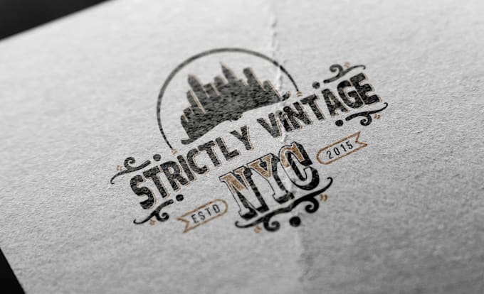 Design a vintage custom bar logo for you by Archiegardiner6 | Fiverr