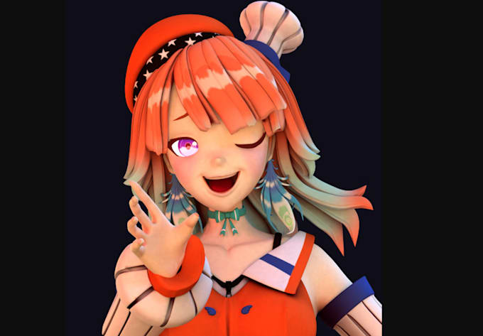 Create 3d character models for vtuber, nsfw furry vrchat,3d vr rigging ...