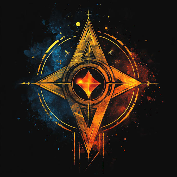 Make fantasy, sci fi, game logo title in dark theme by Marianomosley | Fiverr