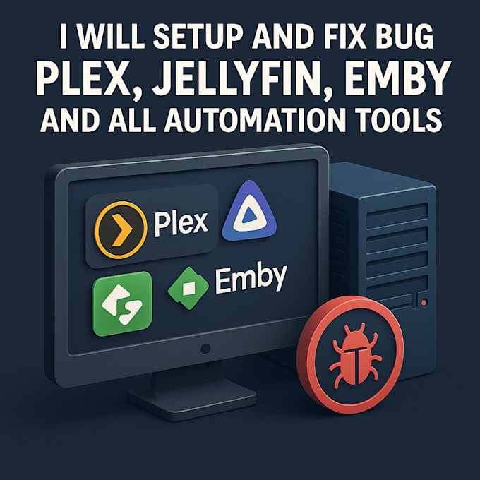 Setup and fix bug in plex, jellyfin, emby and all automation tools by ...
